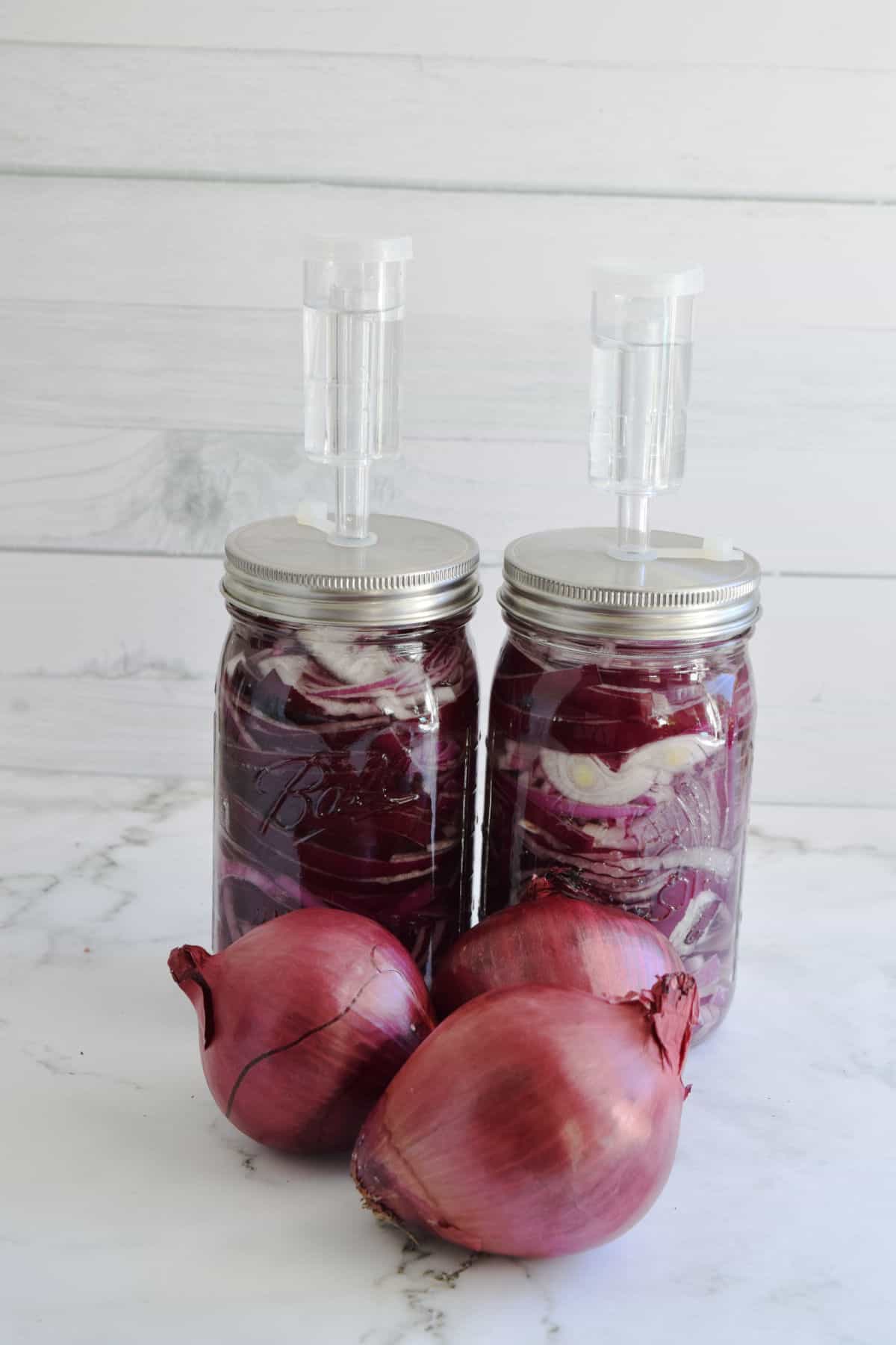 Fermented Red Onions