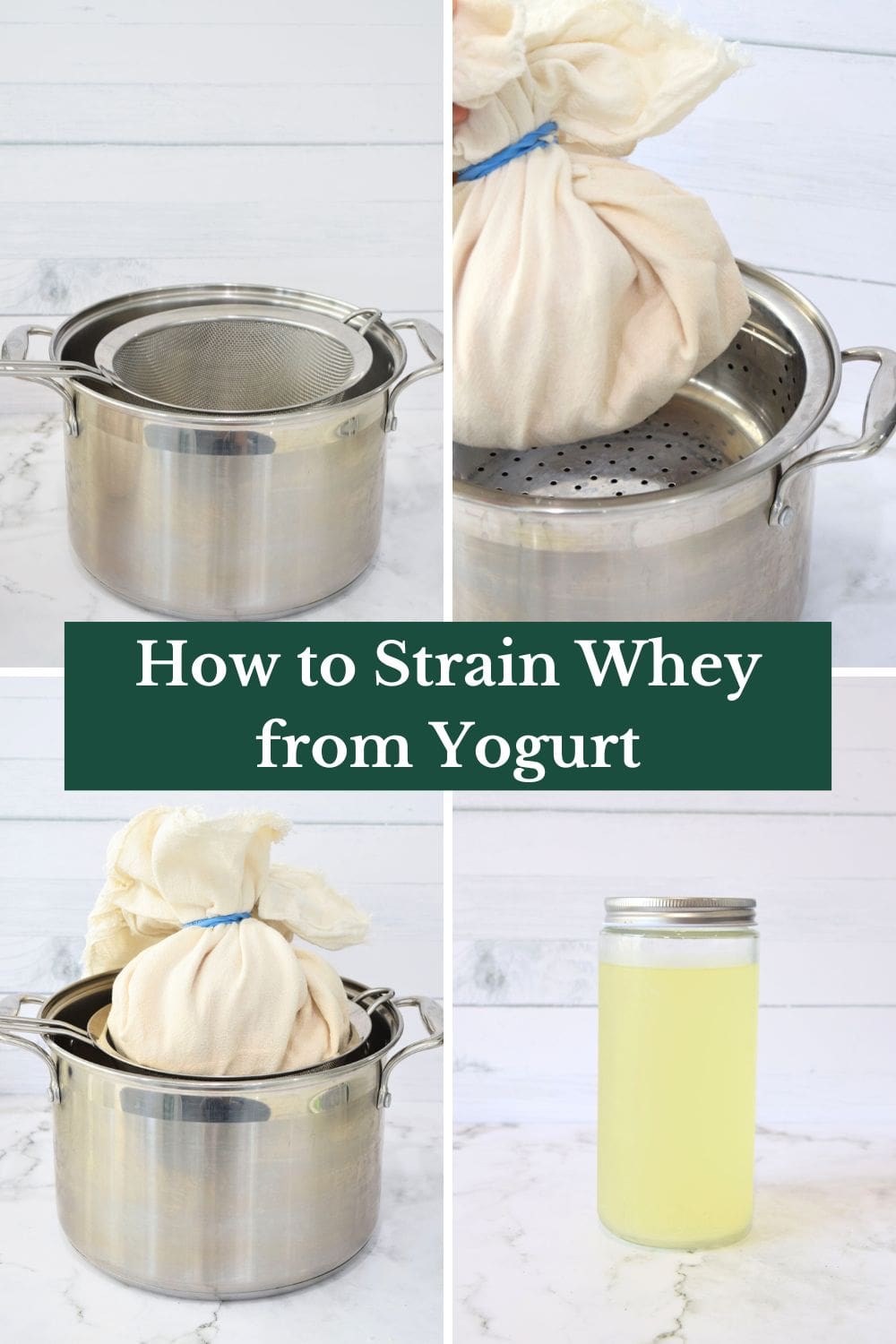 How to Strain Whey from Yogurt
